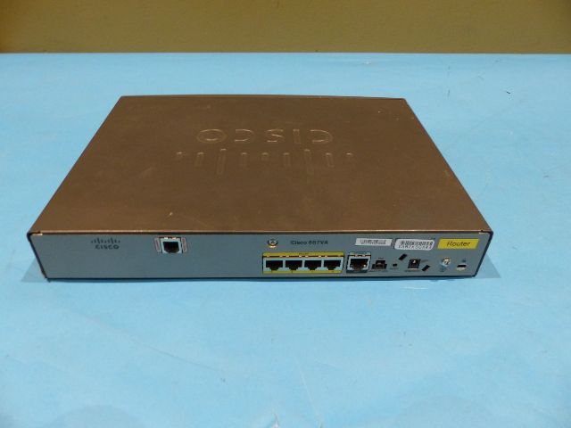 CISCO 880 CISCO887VA-SEC-K9 V02 INTEGRATED ADVANCED SECURITY SERVICES ...