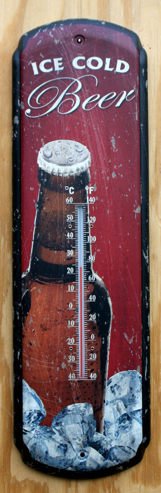 Outdoor Weather Thermometer Nostalgic-Art Retro Metal Thermometer ...