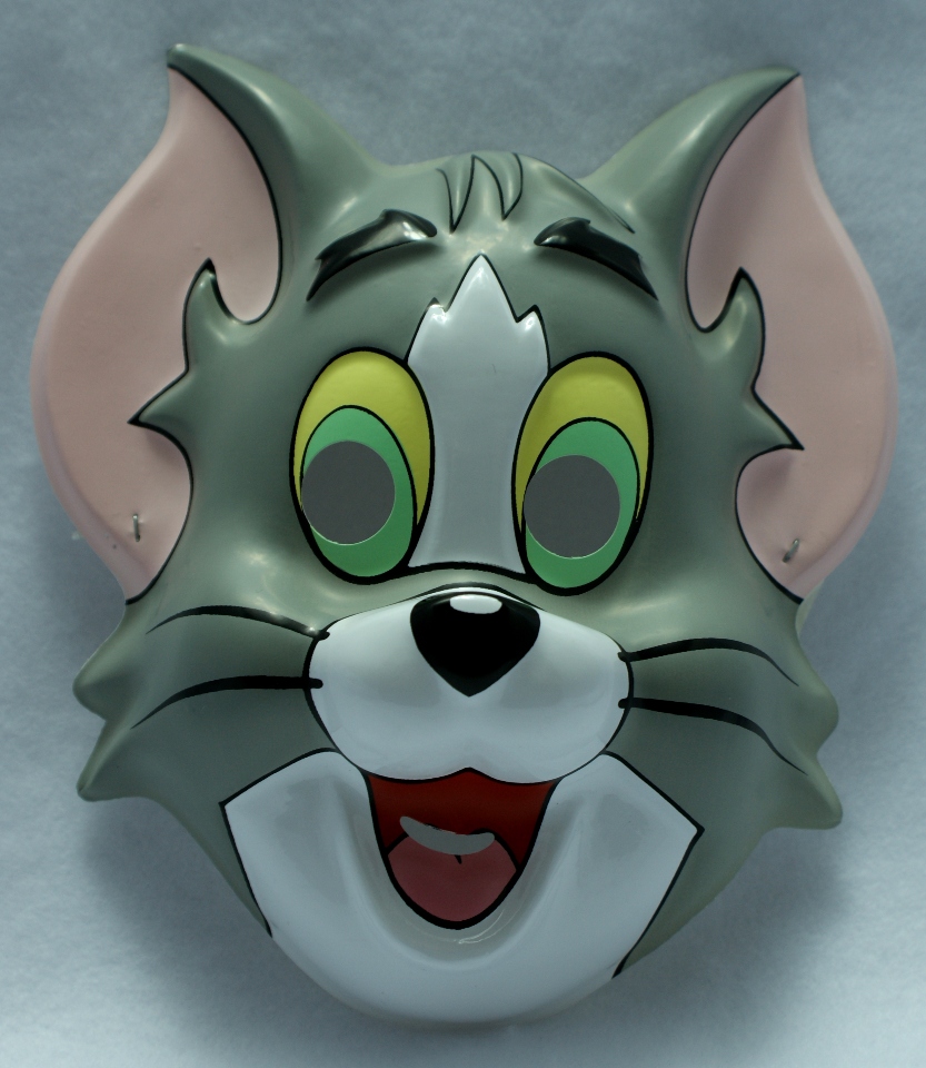 Vintage Tom & Jerry Tom Cat Halloween Mask | The Wild Robot! Galleries