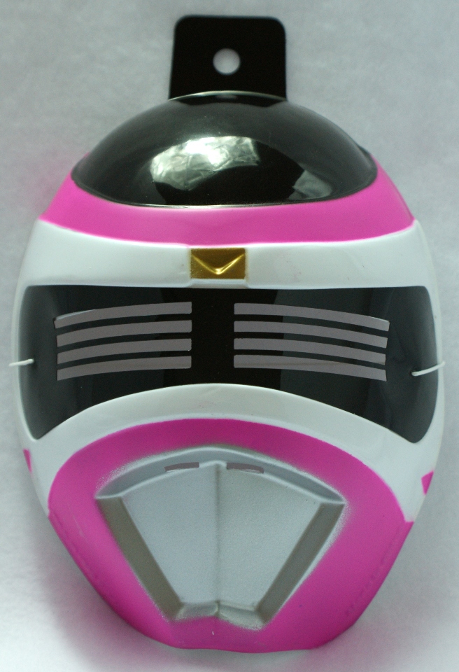 Pink Power Ranger Halloween Mask PVC Near Vintage 1999 Rubies Saban ...