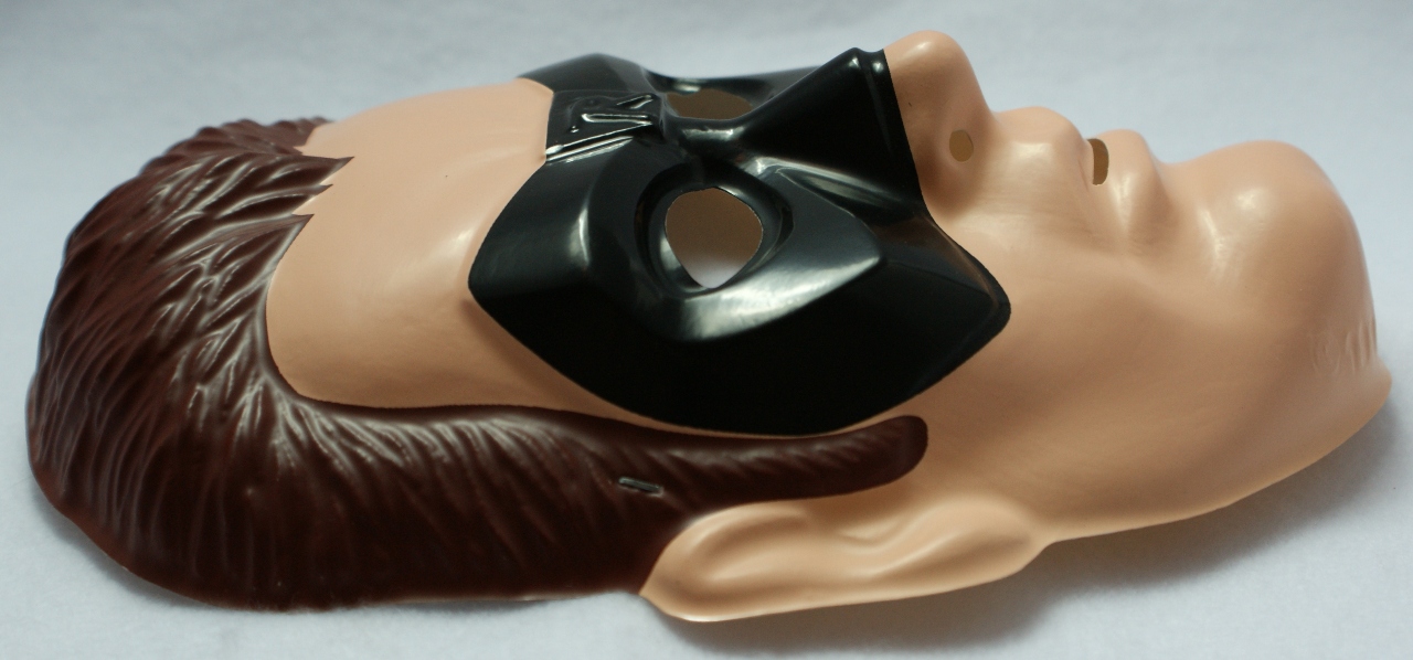 Batman Forever Robin Halloween Mask Near Vintage 1995 Rubies PVC DC ...