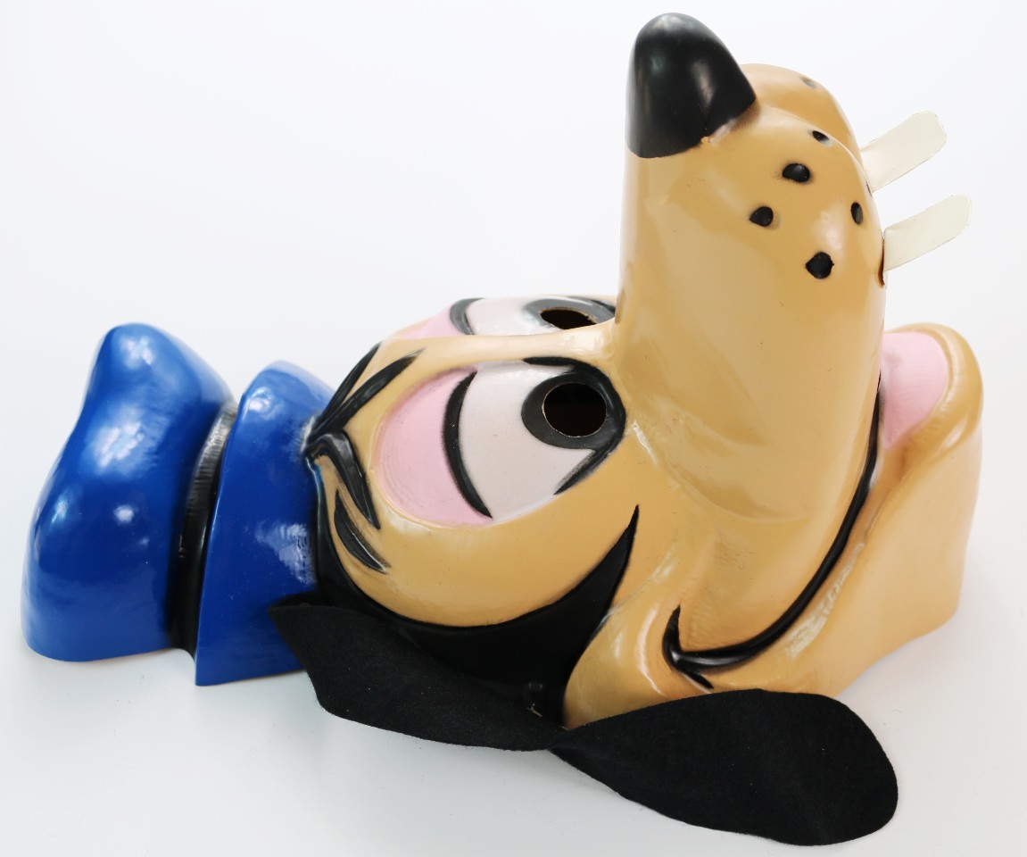 Vintage Walt Disney Goofy Halloween Mask Cesar Costume Mickey Mouse ...