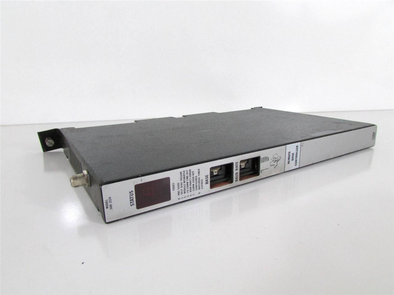 TEXAS INSTRUMENTS PLC 500-2114 REMOTE BASE CONTROLLER W/ SERIAL PORT ...