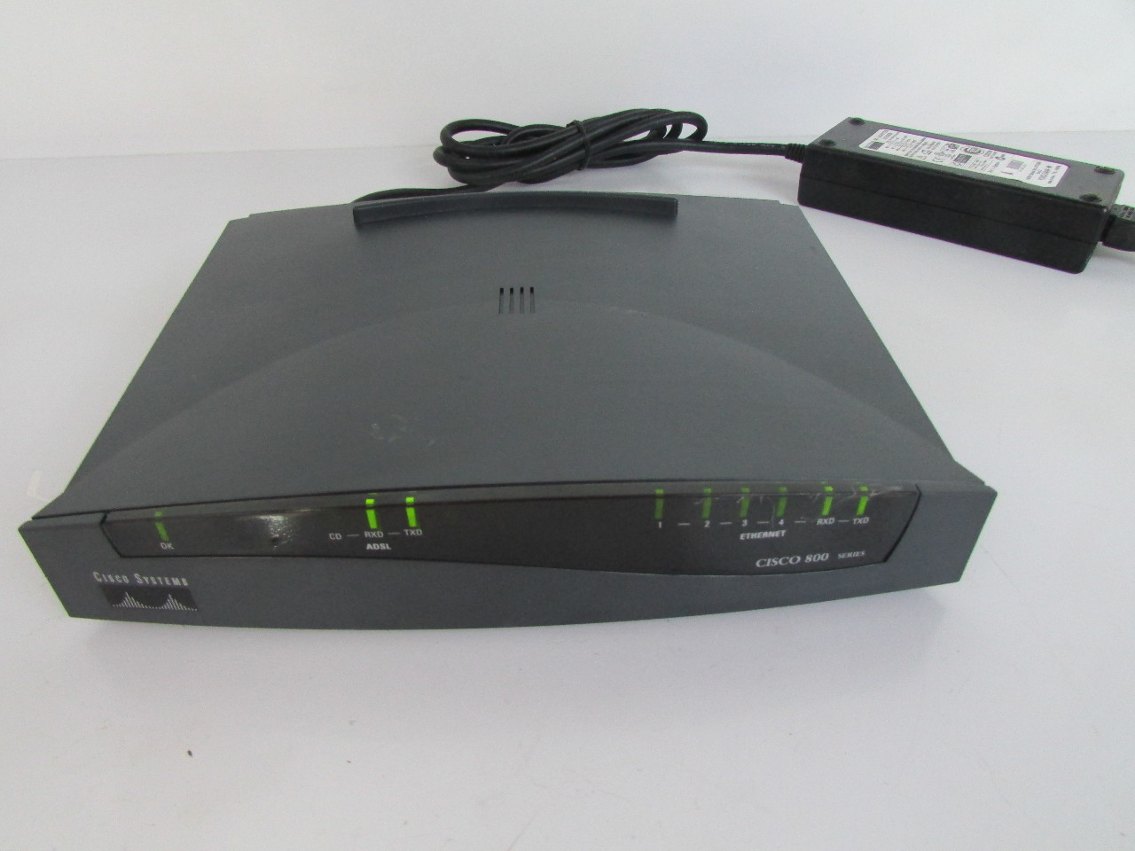 CISCO SYSTEMS 800 SERIES 827H 4-PORT WIRED 10/100 ROUTER | eBay