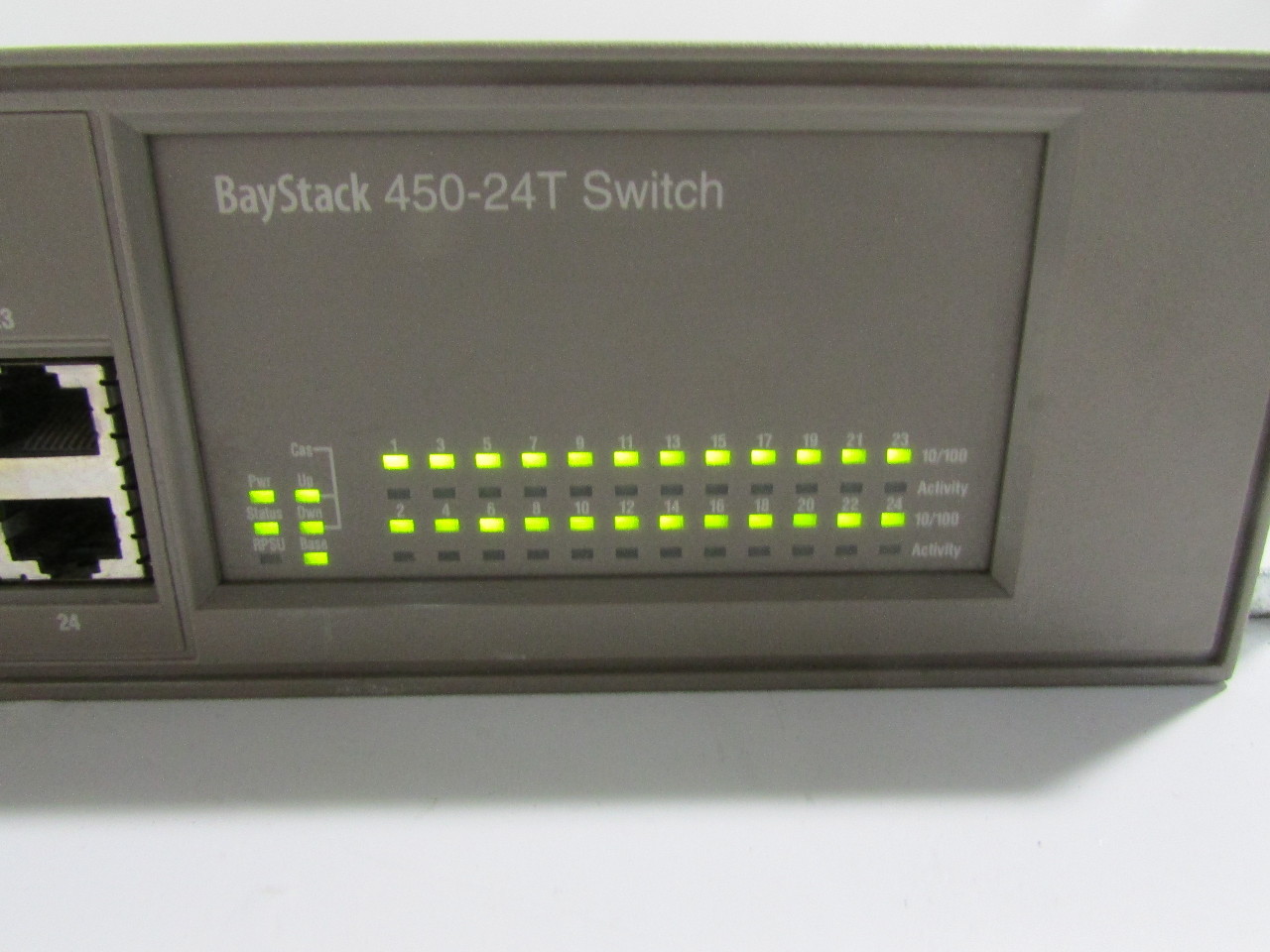 NORTEL NETWORK BAYSTACK 450-24T SWITCH MODEL A12012A14 P/N303870-A ...