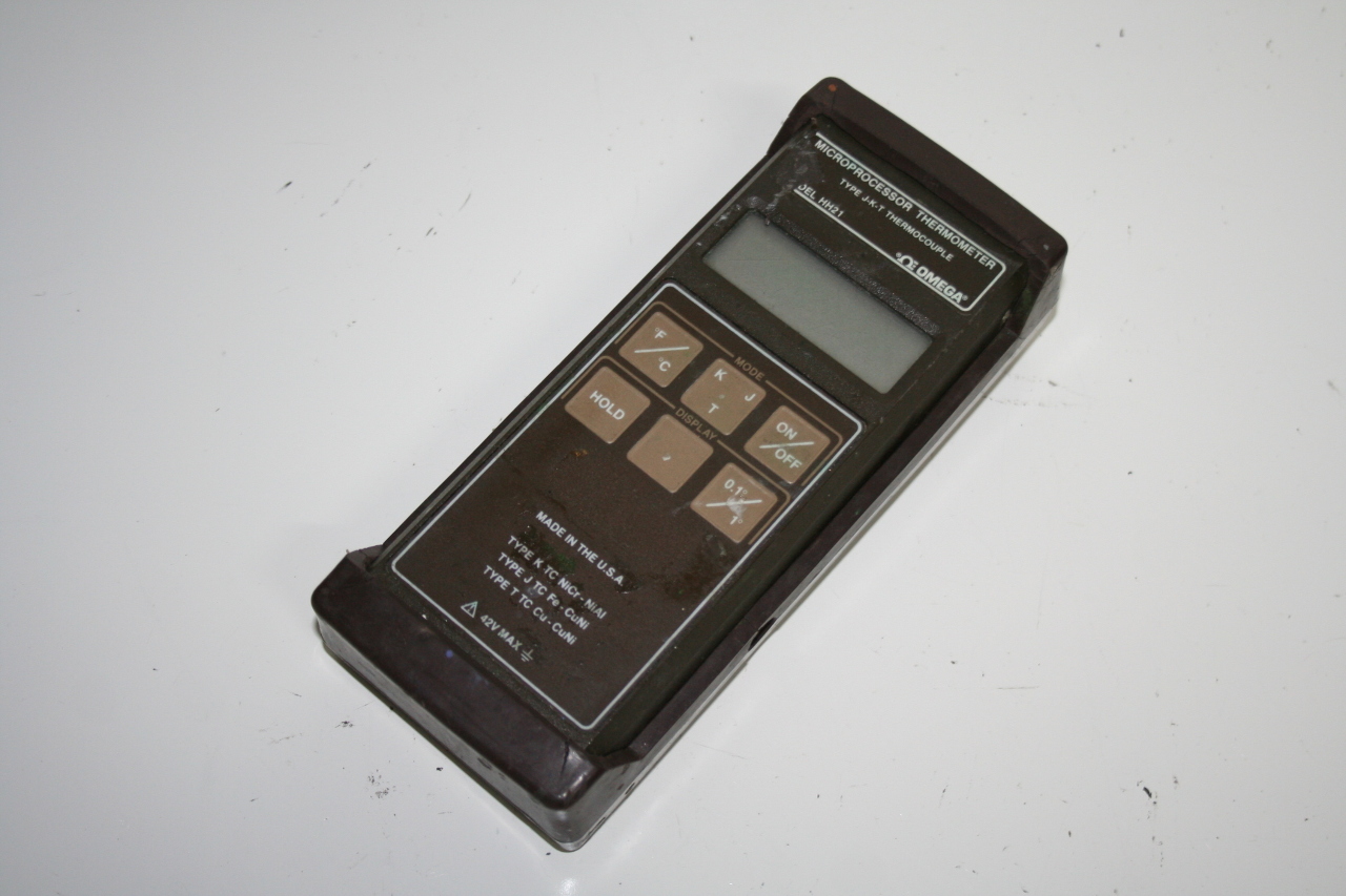 * OMEGA HH21 MICROPROCESSOR THERMOMETER TYPE J-K-T THERMOCOUPLE ...