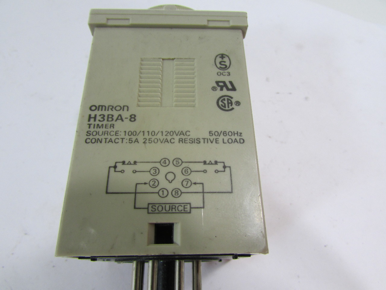 OMRON H3BA-8 TIMER 250VAC RESISTIVE LOAD | eBay