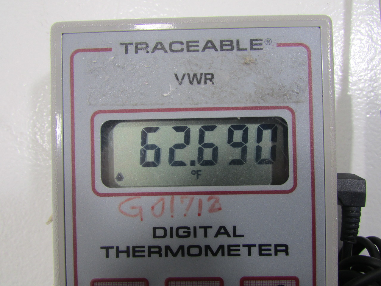 VWR TRACEABLE DATA LOG 50 MEMORY DIGITAL THERMOMETER -50 to 150 °C(1 ...