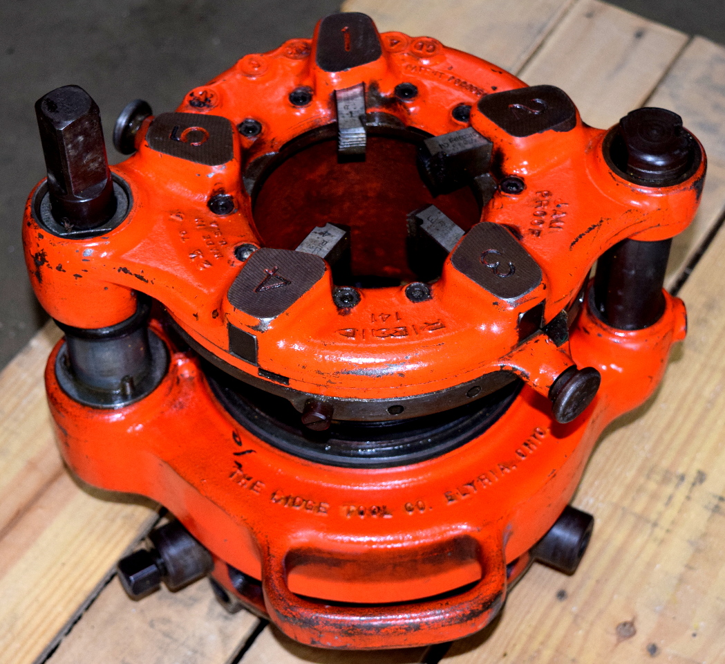 * RIDGID 141 GEARED PIPE THREADER 2 1/2" TO 4" PIPE JAM PROOF | eBay