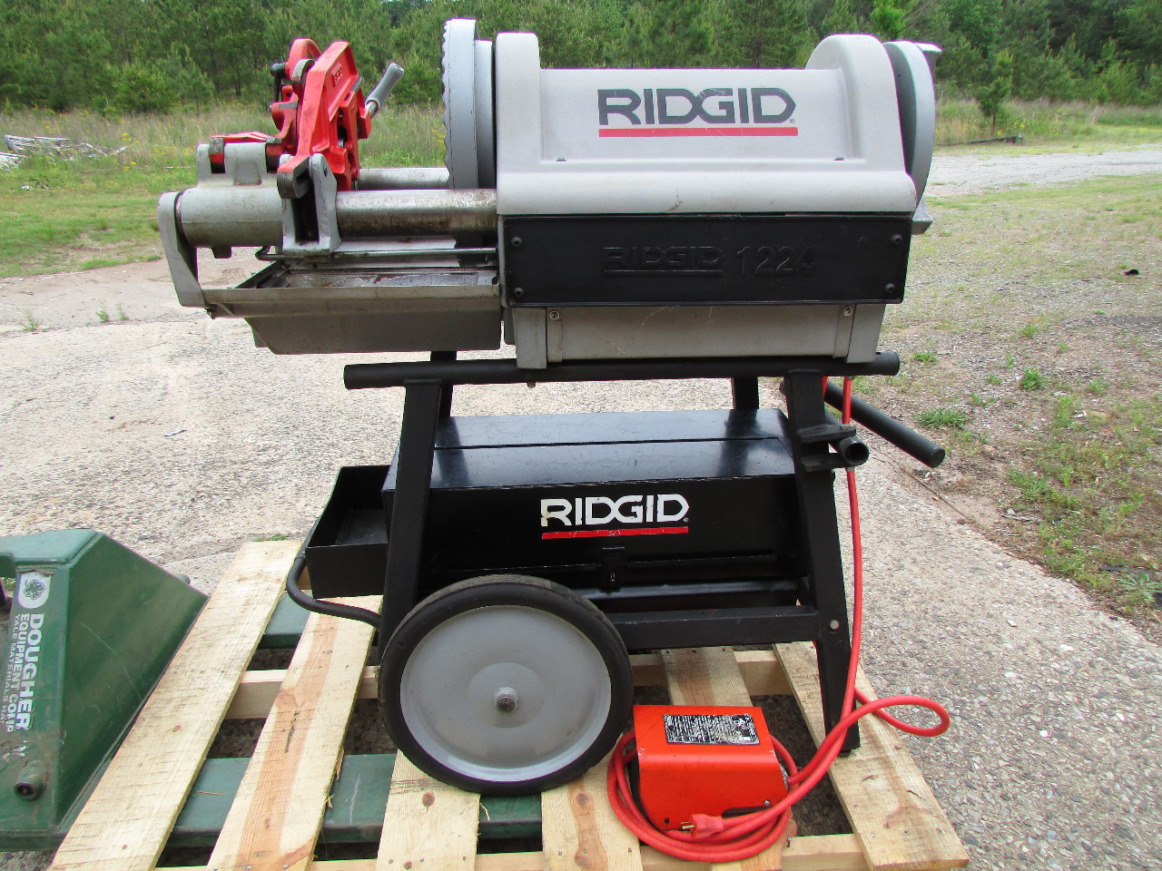 * RIDGID 1224 PIPE THREADER THREADING MACHINE 1/2" to 4" | Premier ...