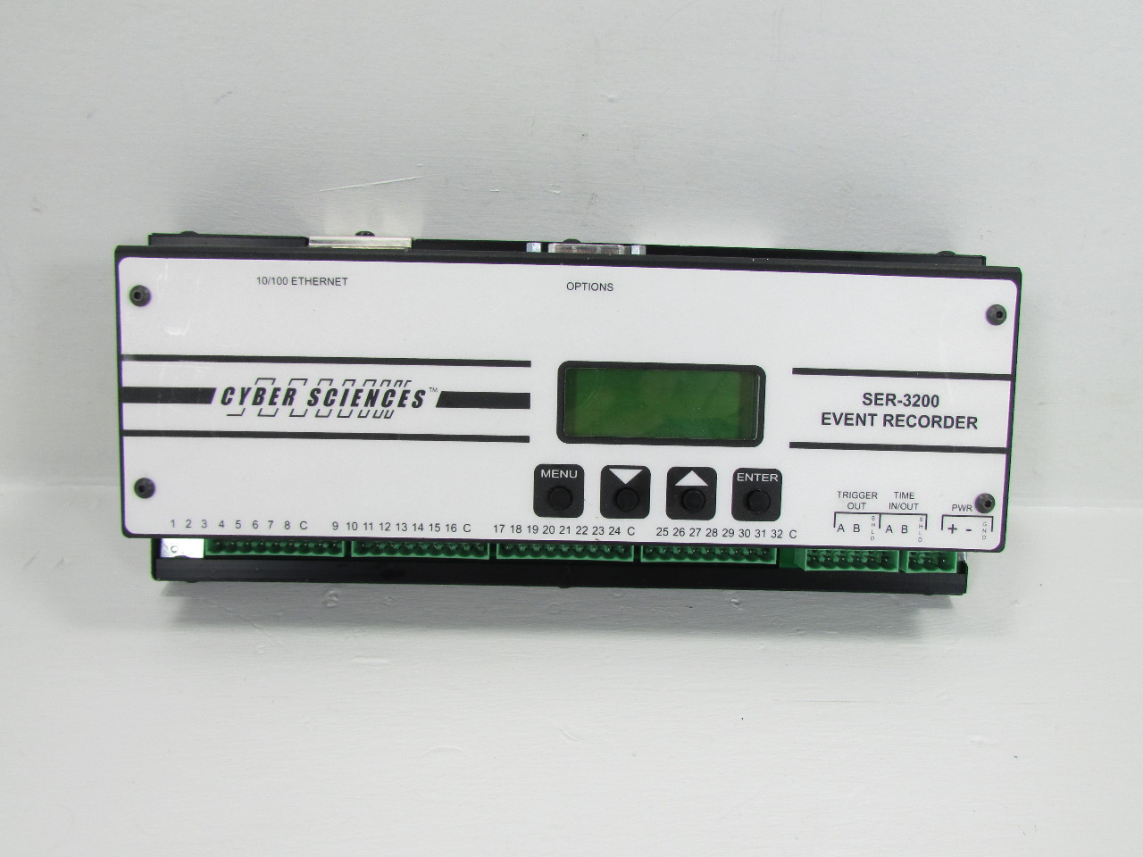 CYBER SCIENCES SER-3200 CYTIME EVENT RECORDER SER-3200-P2X2 24VDC ...