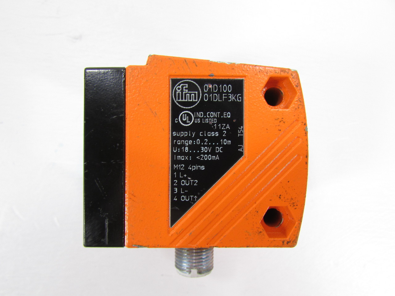 IFM 01D100 01DLF3KG PHOTOELECTRIC DISTANCE SENSOR 2 | Premier Equipment ...