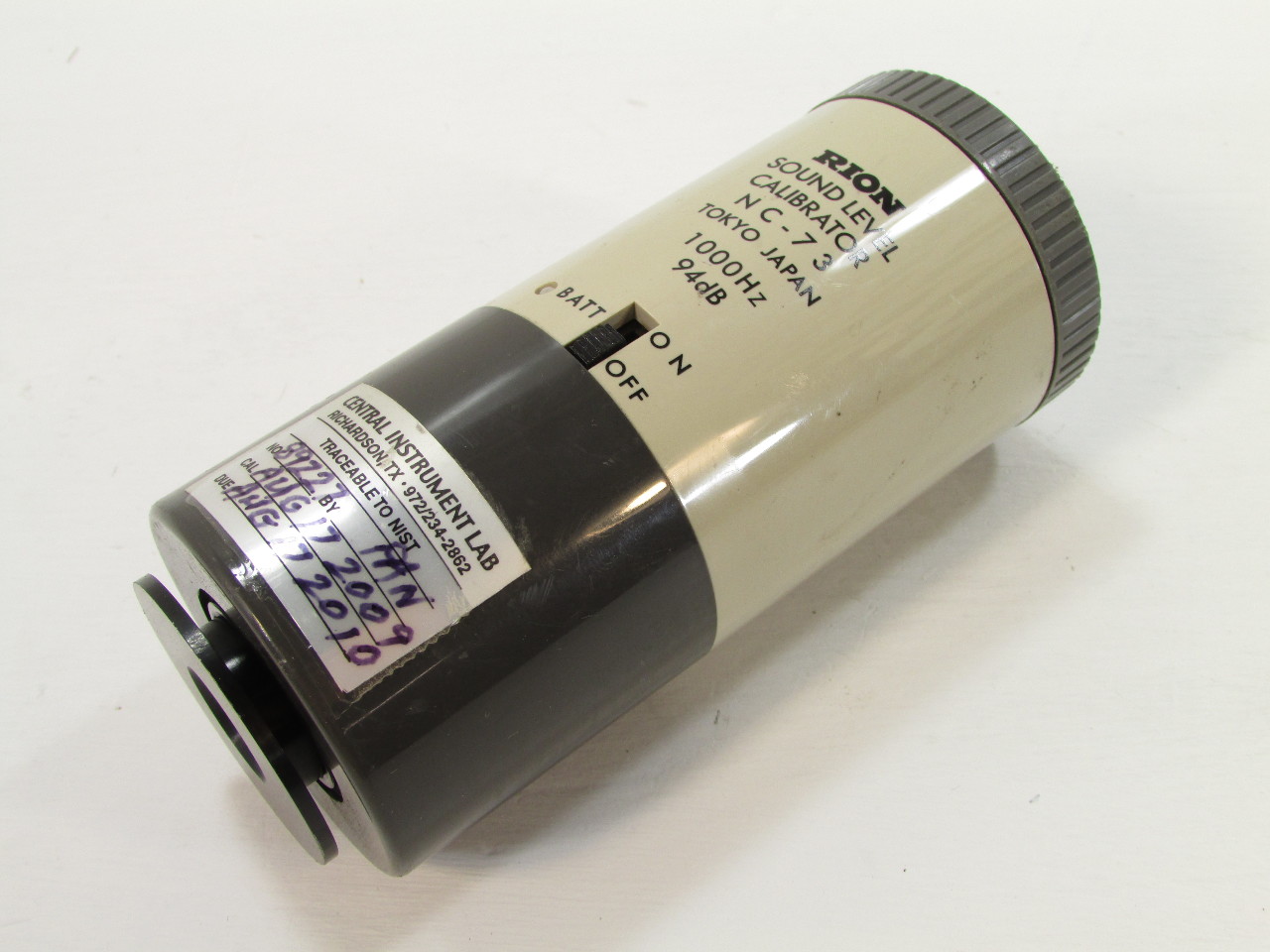 RION NC-73 SOUND LEVEL CALIBRATOR | Premier Equipment Solutions, Inc.
