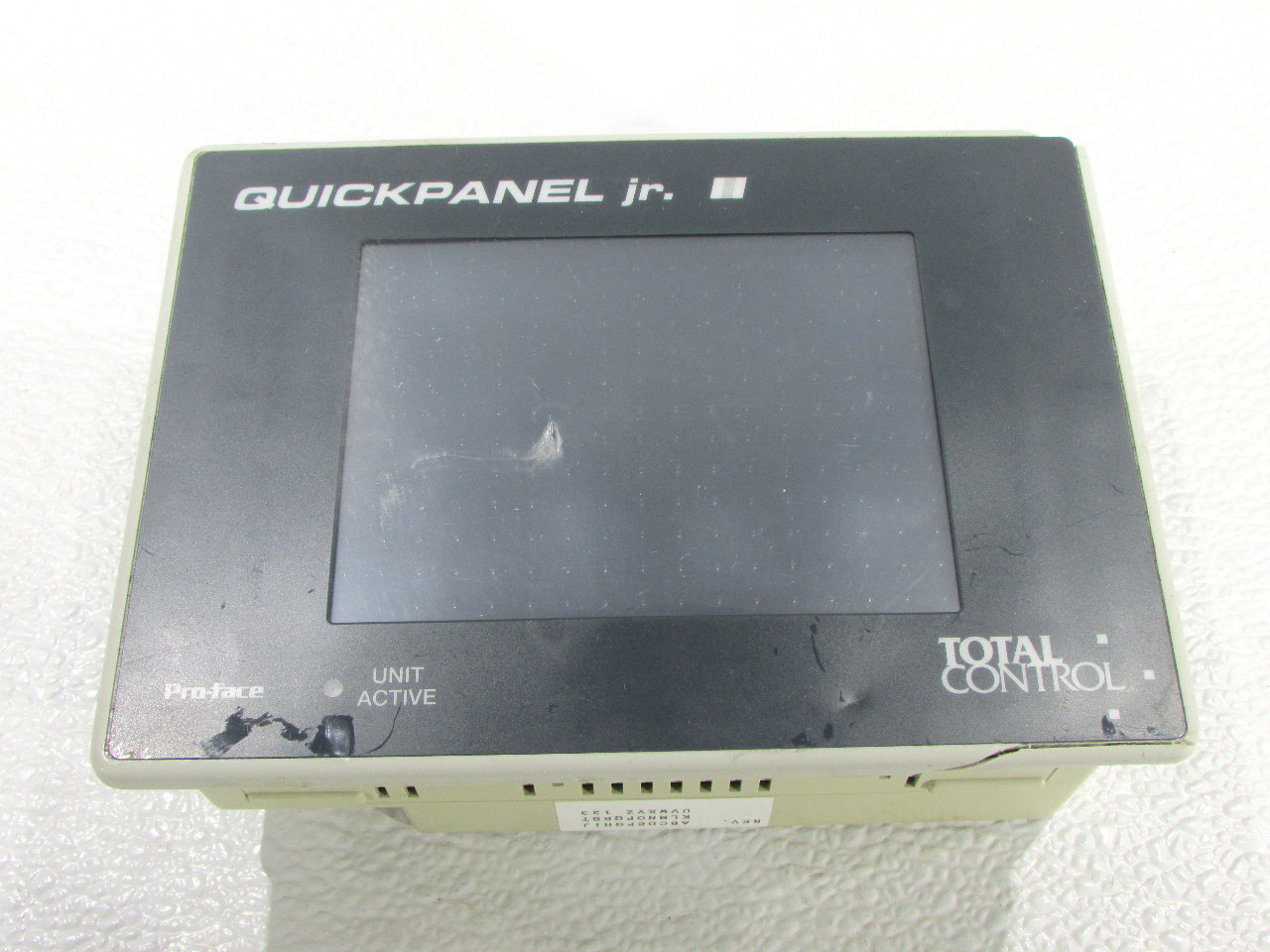 * TOTAL CONTROL QUICKPANEL jr. PRO-FACE OPERATOR INTERFACE | Premier ...
