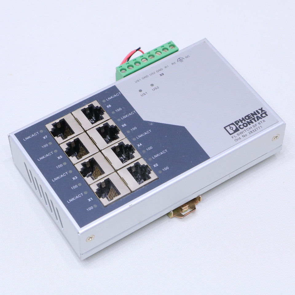 * PHOENIX CONTACT FL SWITCH SF 8TX 2832771 ETHERNET SWITCH | Premier ...