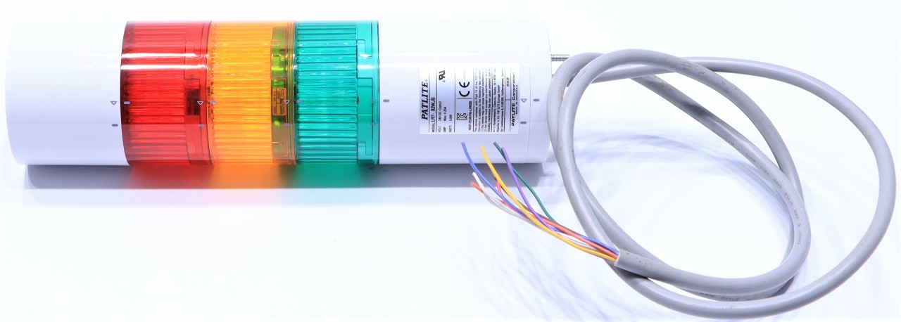 PATLITE LR7-02WJB 24V DC SIGNAL STACK LIGHT TOWER | Premier Equipment ...