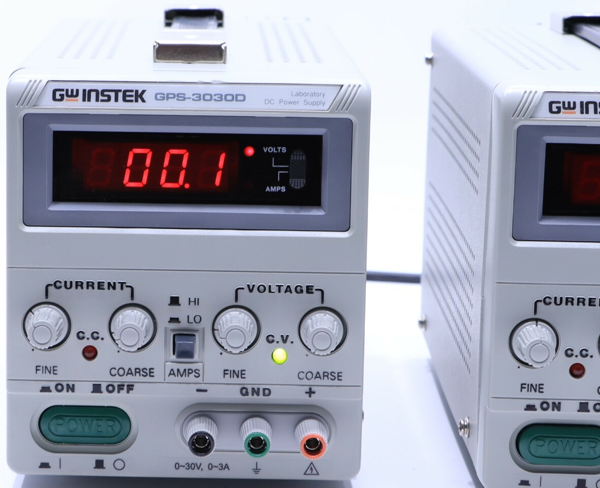 QTY. (1) GW INSTEK GPS-3030D DC POWER SUPPLY 30V 90 WATT | Premier ...