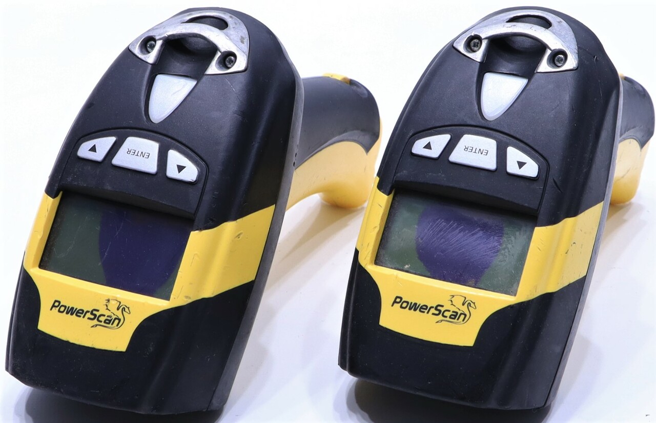 LOT OF (2) DATALOGIC POWERSCAN M8300 DRAGON BARCODE SCANNERS | Premier ...