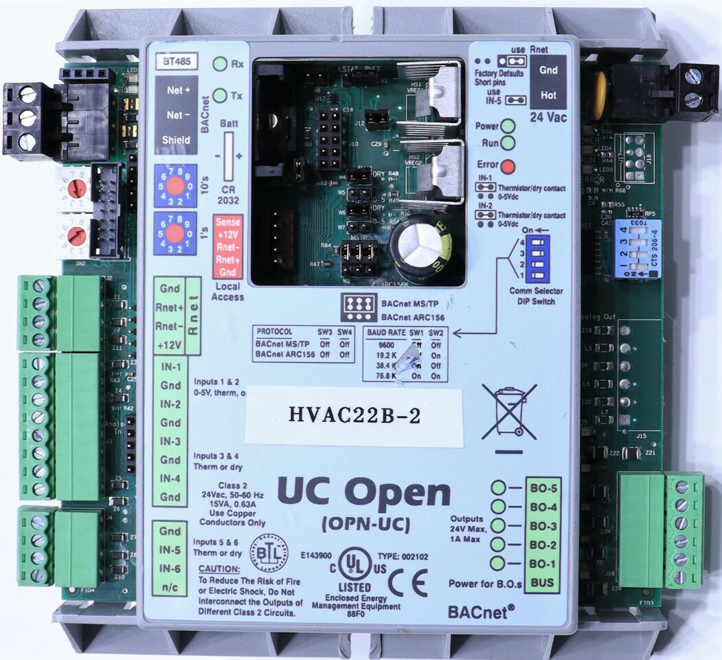 CARRIER UC OPEN 002102 BACnet CONTROLLER | Premier Equipment Solutions ...