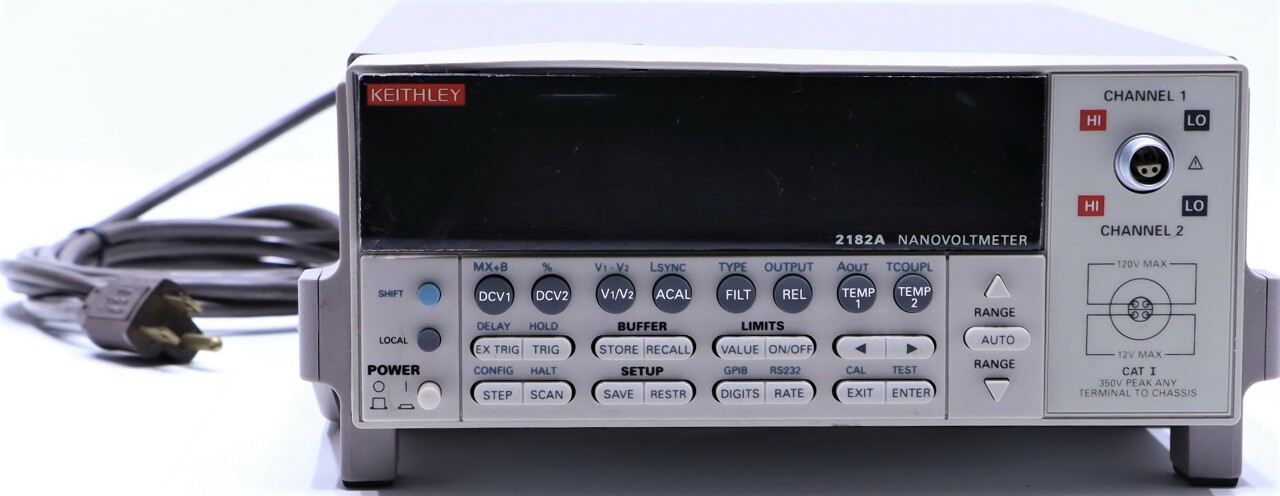 KEITHLY 2182A DUAL CHANNEL VOLTAGE NANOMETER | Premier Equipment ...