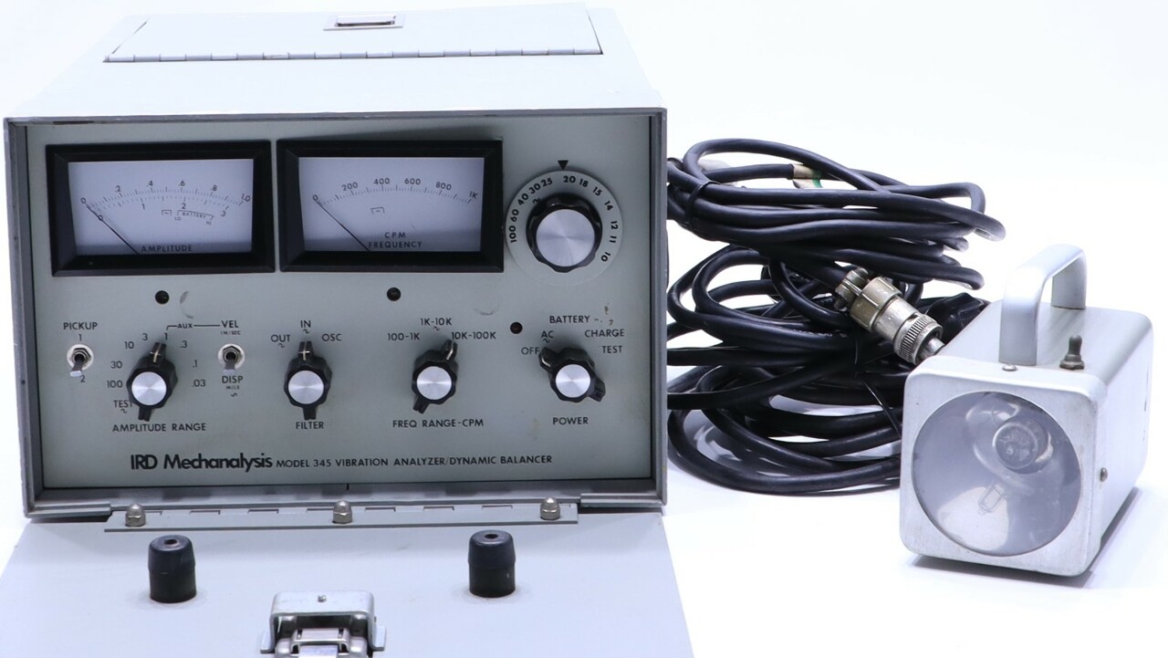 IRD MECHANALYSIS MODEL 345 VIBRATION ANALYZER DYNAMIC BALANCER ...