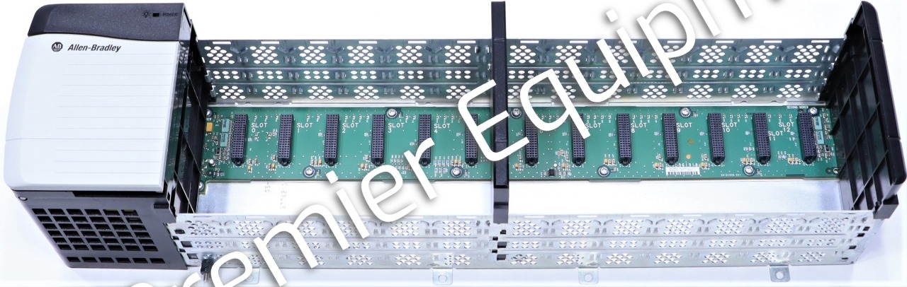 * ALLEN BRADLEY 1756-A13 13-SLOT CHASSIS & 1756-PA72 POWER SUPPLY ...