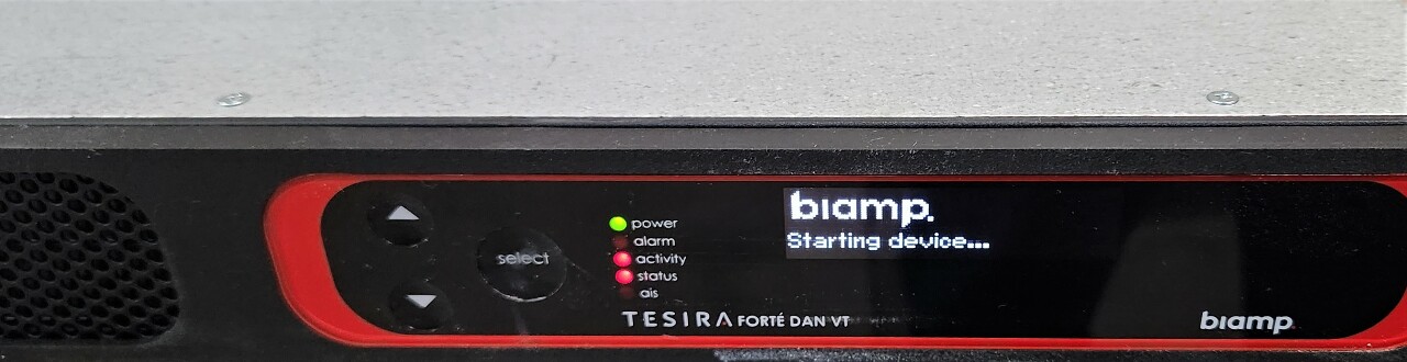 BIAMP TESIRA FORTE DAN VT DIGITAL AUDIO SERVER | Premier Equipment ...