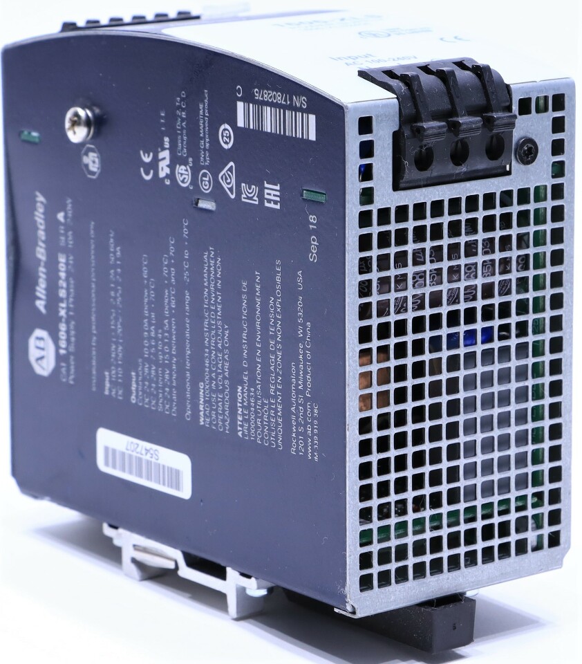 ALLEN BRADLEY 1606-XLS240E /A POWER SUPPLY 24V 10A 240W | Premier ...