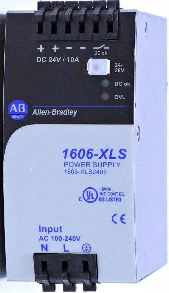 ALLEN BRADLEY 1606-XLS240E /A POWER SUPPLY 24V 10A 240W | Premier Equipment Solutions, Inc.