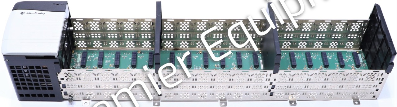 * ALLEN BRADLEY 1756-A17 17-SLOT CHASSIS & 1756-PA75 POWER SUPPLY ...