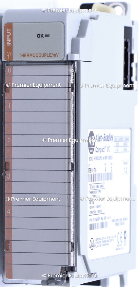 * ALLEN BRADLEY 1769-IT6 6 CH. THERMOCOUPLE mV INPUT MODULE | Premier ...