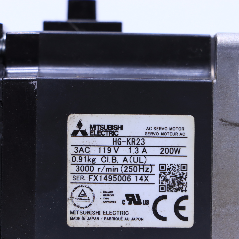 MITSUBISHI HG-KR23 AC SERVO MOTOR 0.2KW | Premier Equipment Solutions, Inc.