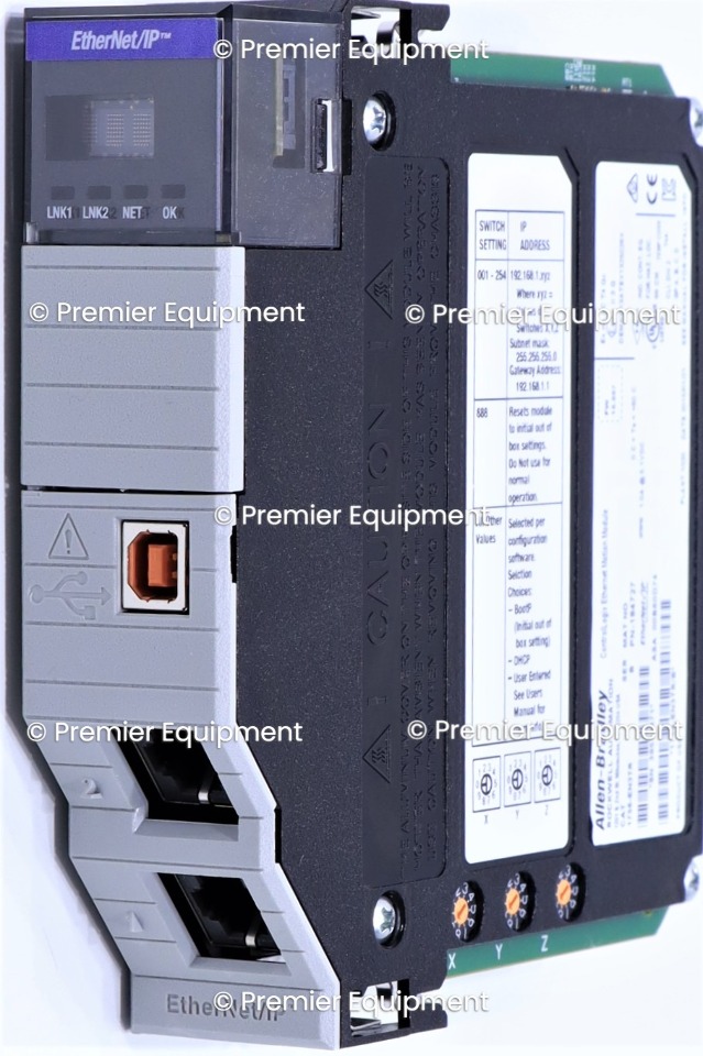 * ALLEN BRADLEY 1756-EN3TR CONTROLLOGIX ETHERNET MOTION MODULE ...