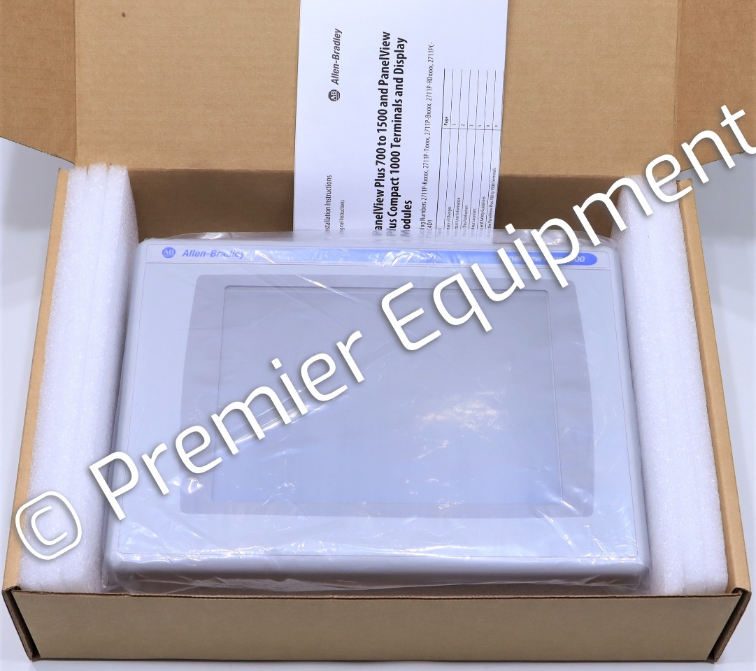 * ALLEN BRADLEY 2711P-T10C4D1 PANELVIEW 1000 PLUS 6 W/ 2711P-RDT10C ...