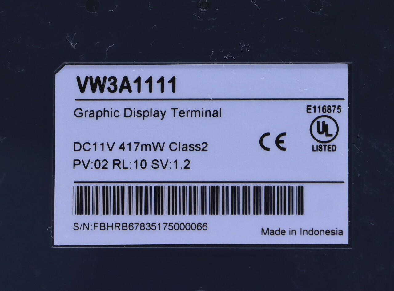 * SCHNEIDER ELECTRIC VW3A1111 GRAPHIC DISPLAY TERMINAL KEYPAD ATV320 ...