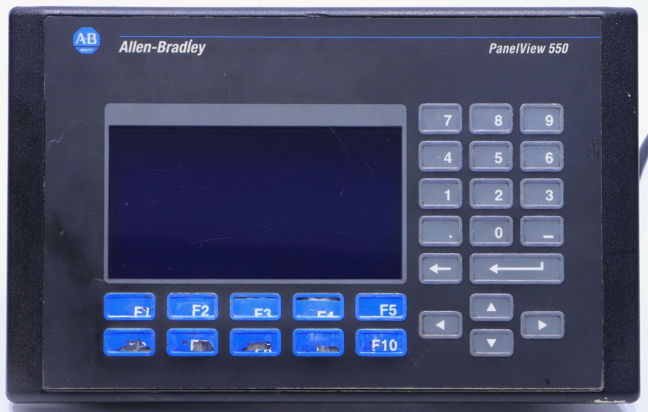 ALLEN BRADLEY PANELVIEW 550 OPERATOR INTERFACE W/ 77131-773-52 ...