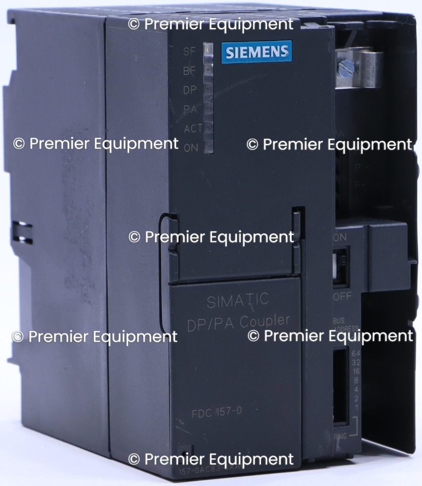 * SIEMENS 6ES7 157-0AC83-0XA0 SIMATIC DP/PA COUPLER | Premier Equipment ...