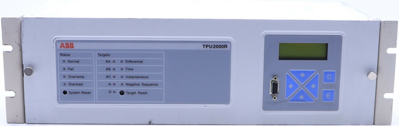* ABB TPU 2000R CAT. # 589V2412-61114 GENERATOR PROTECTION SYSTEM ...