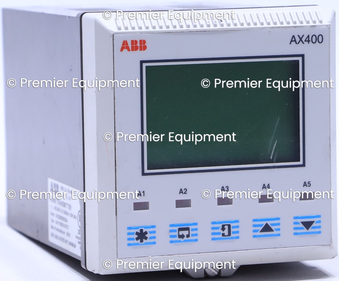 * ABB AX400 AX411/500010/STD TRANSMITTER | Premier Equipment Solutions ...