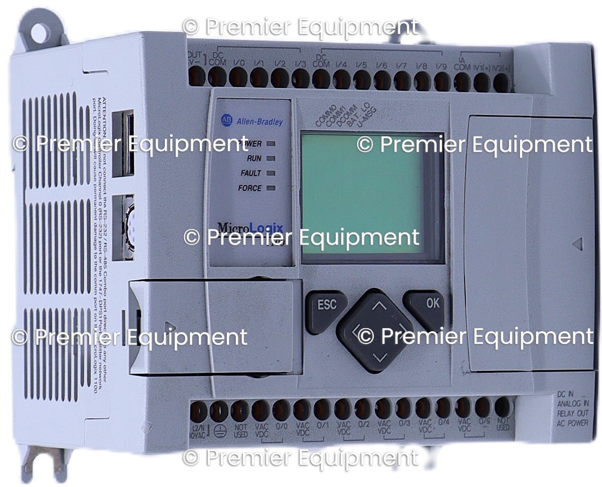 * ALLEN BRADLEY MICROLOGIX 1763-L16BWA SMALL LOGIC CONTROLLER ...
