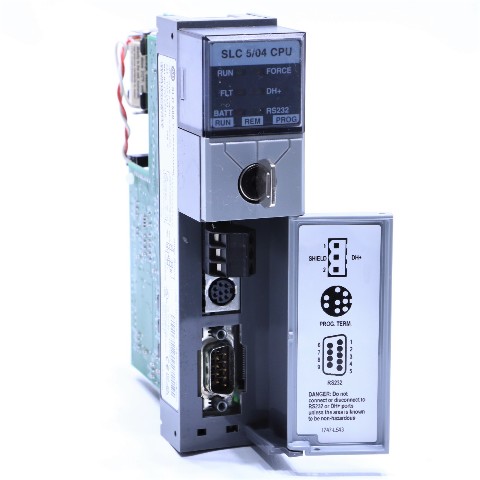 * ALLEN BRADLEY 1747-L543 C SLC 5/04 64K DH+ FW 11 CPU PROCESSOR UNIT