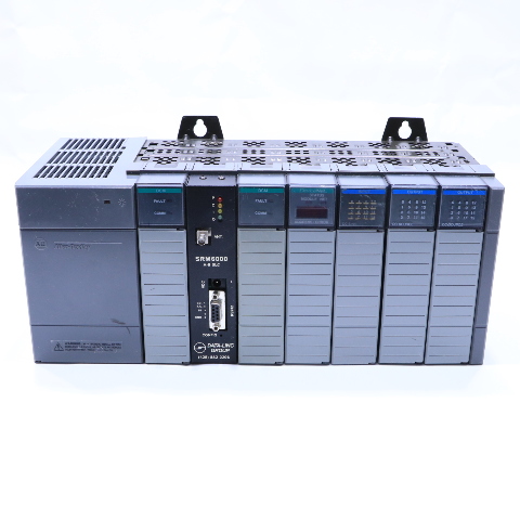 * ALLEN BRADLEY 1746-P2 1746-A7 1746-IB16 1747-SDN SRM6000-SLC 7-SLOT ...