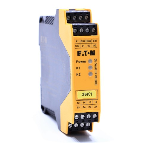 * NEW EATON MOELLER ESR5-NO-41-24VAC-DC C-H SAVETY RELAY 24 VAC/DC