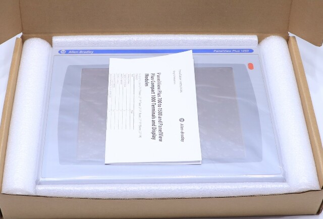 * ALLEN BRADLEY 2711P-T12C4A8 PANELVIEW 1250 PLUS 6 W/ 2711P-RDT12C ...