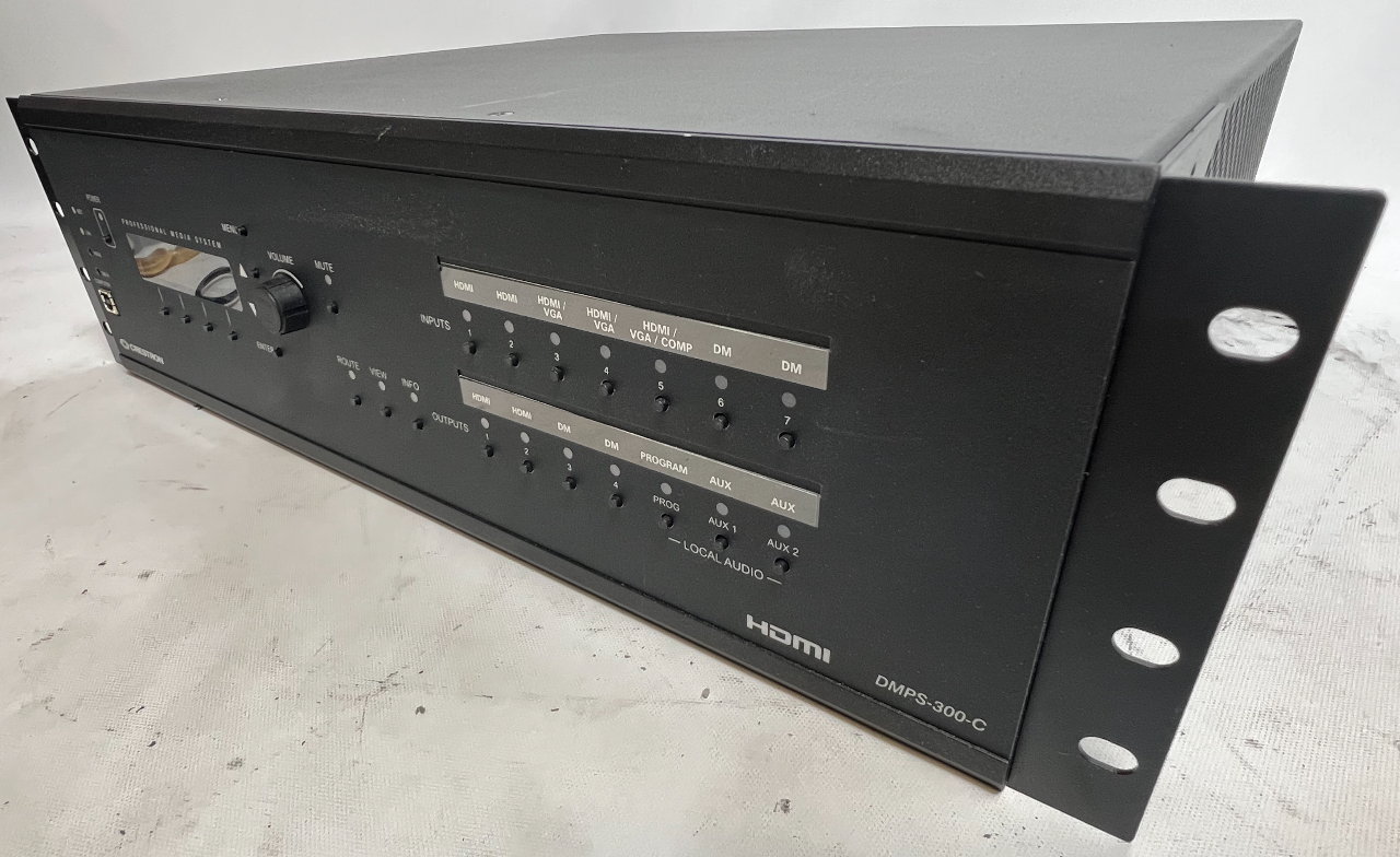 Crestron DMPS-300-C HDMI Rack Mount Pro Digital Media Presentation ...