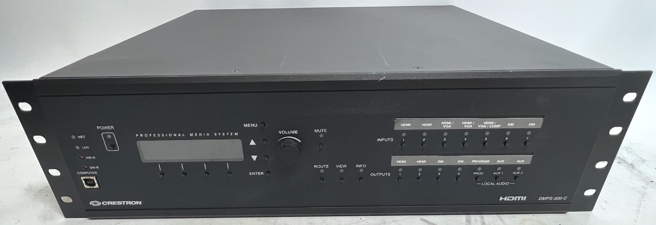 Crestron DMPS-300-C HDMI Rack Mount Pro Digital Media Presentation ...