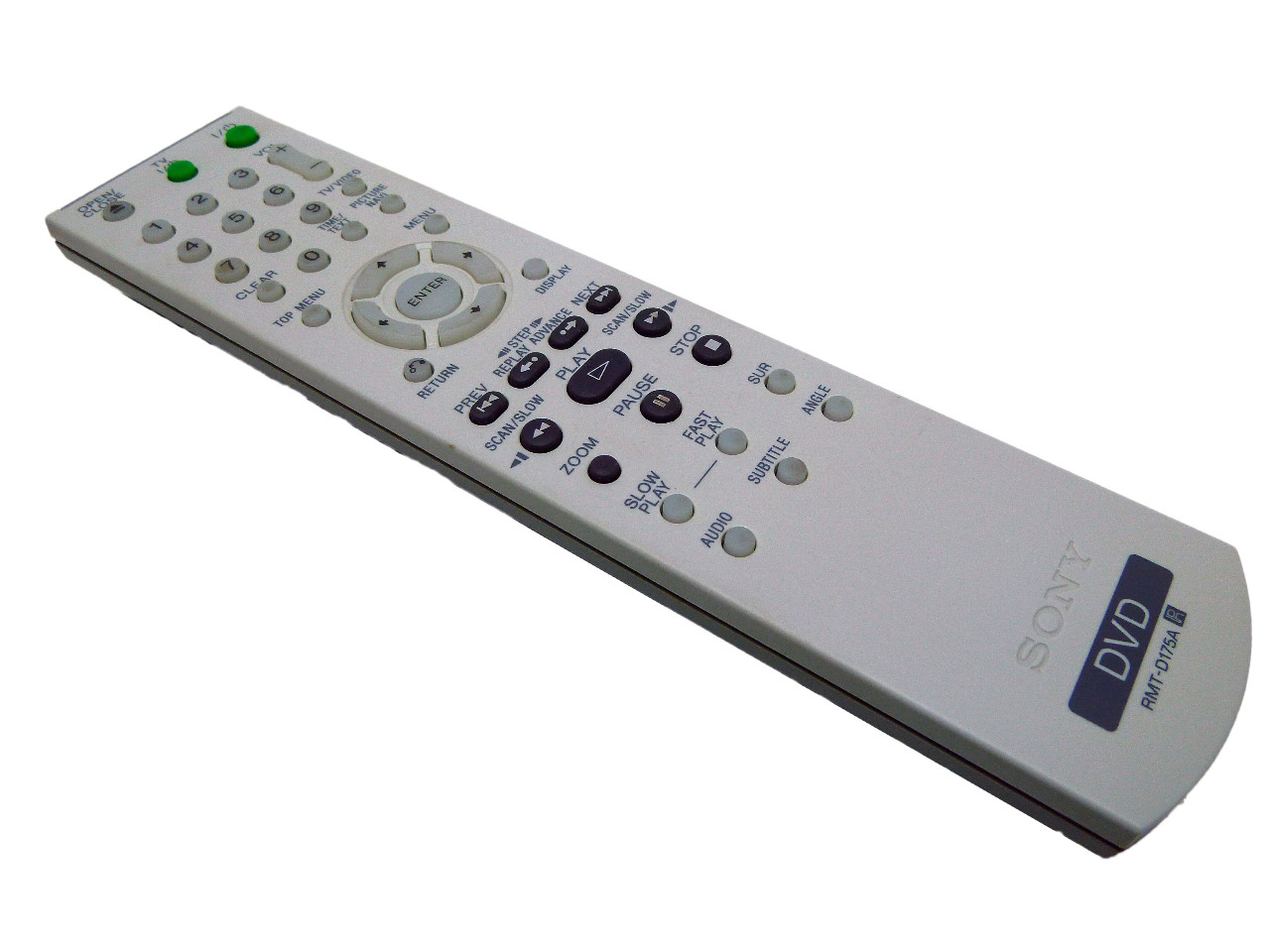 OEM Original SONY RMT-D175A DVD Remote Control | ElectronicDepot USA