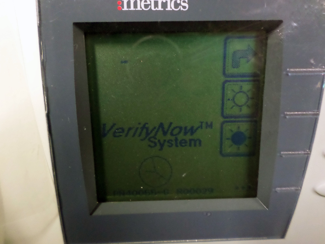 VerifyNow AccuMetrics Platelet Analyzer P/N 85005-5