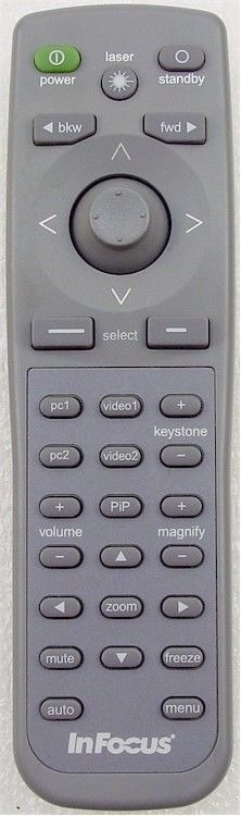 InFocus 6006107 Laser Projector Remote | ElectronicDepot USA