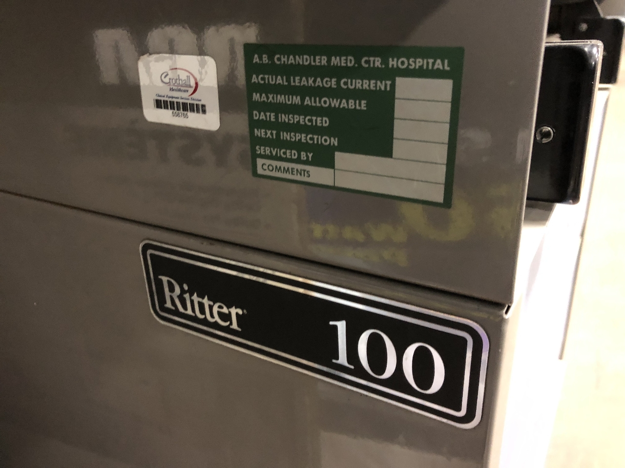 Ritter Midmark 100 Patient Medical Exam Table with Stirrups OBGYN ...